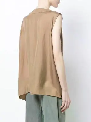 Fabiana Filippi Sleeveless Blouse - Brown