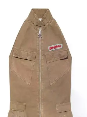 Off-White Logo-detail Pocket Jumpsuit