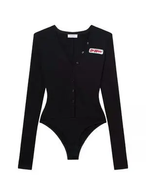 Off-White Long Sleeve Bodysuit