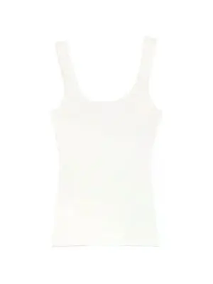 ENTIRE STUDIOS Sleeveless Scoop-neck Top - Neutrals
