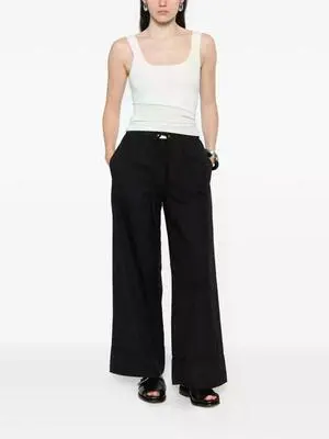 ENTIRE STUDIOS Sleeveless Scoop-neck Top - Neutrals