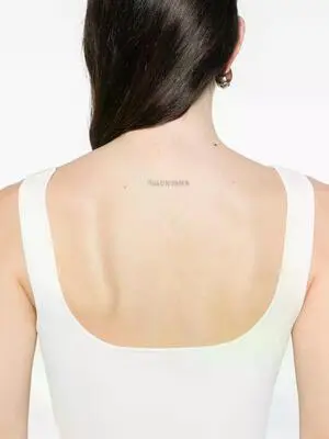ENTIRE STUDIOS Sleeveless Scoop-neck Top - Neutrals