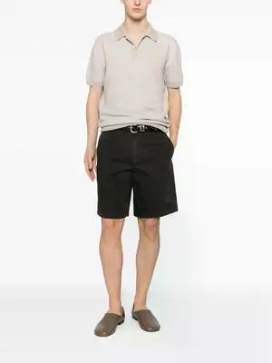 Zegna Front-pockets Shorts - Brown