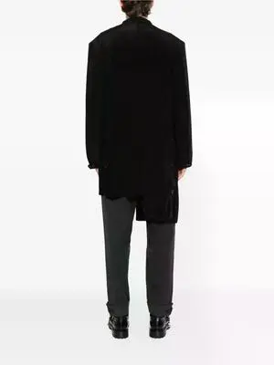 Yohji Yamamoto Stand Collar Asymmetric Jacket