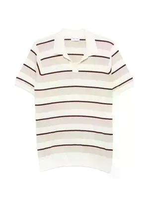 SCAGLIONE Striped-pattern Polo Shirt