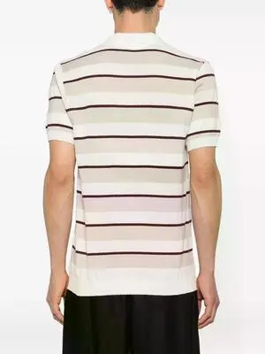 SCAGLIONE Striped-pattern Polo Shirt