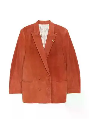 Alberta Ferretti Ring-detail Double-breasted Blazer