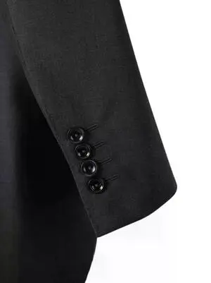 Canali Logo-detail Suit - Grey
