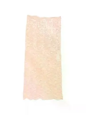 Rabanne Sequin Lace Midi Skirt