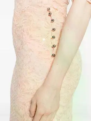 Rabanne Sequin Lace Midi Skirt