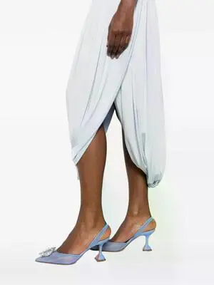 SELF-PORTRAIT Pleated Midi Dress