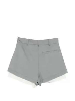 TELA Pleated Layered Shorts