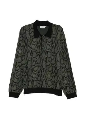 Carhartt Work In Progress Snake-print Polo Shirt - Green