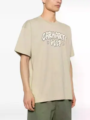 Carhartt Work In Progress Logo-print Crew-neck T-shirt