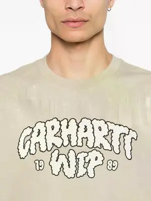 Carhartt Work In Progress Logo-print Crew-neck T-shirt