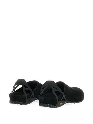 ROA Fedaia Leather Mules - Black