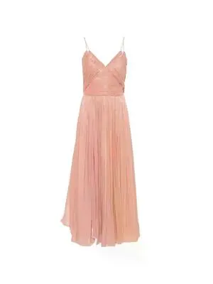 Costarellos Fayla V-neck Maxi Dress