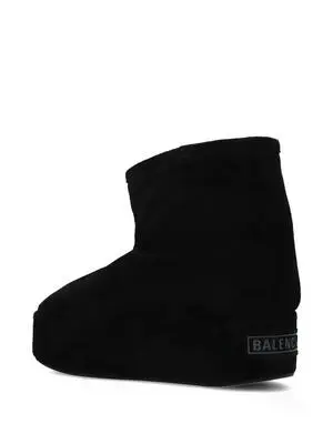 Balenciaga Alaska Platform Boots - Black