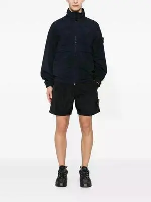Stone Island Stand-collar Zip-up Jacket - Blue