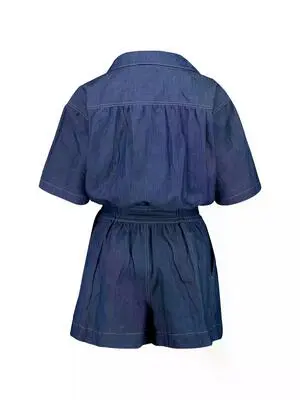 Prada Pocket Button Jumpsuit - Blue