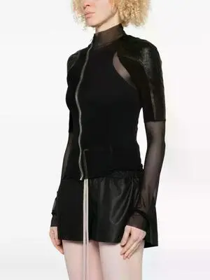Rick Owens Shoulder-panel Zip-up Jacket