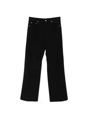 Rick Owens Geth Button-fastening Trousers - Black