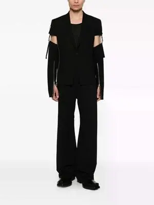 Rick Owens Geth Button-fastening Trousers - Black