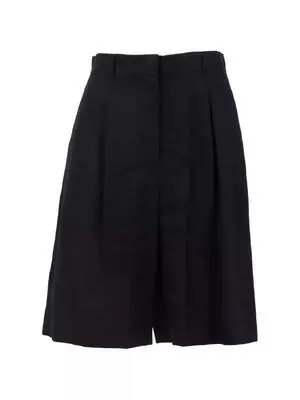 Box Pleat Shorts For Women