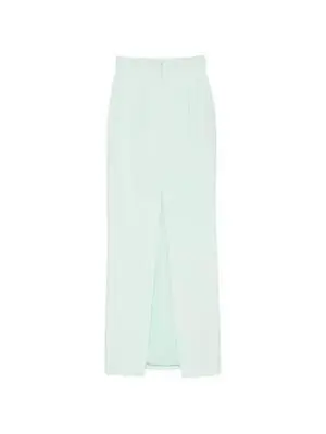 Costarellos Back-slit Maxi Skirt