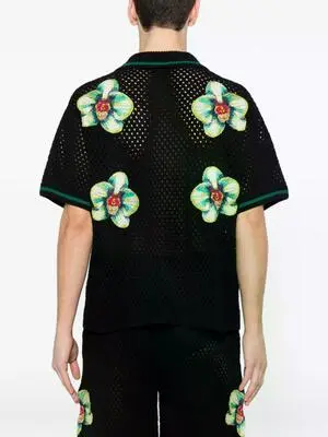 Casablanca Floral-embroidered Shirt