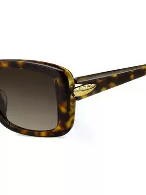 Etro Rectangle-frame Sunglasses - Brown