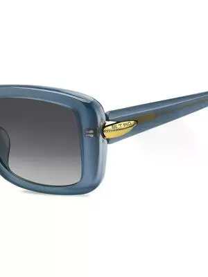 Etro Rectangle-frame Sunglasses - Blue