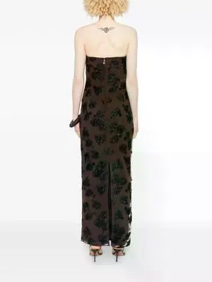ROTATE BY BIRGER CHRISTENSEN Beaded Maxi Dress