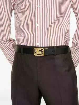 Burberry Reversible Leather Rider Belt - Black