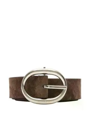 Burberry Bloomsbury Suede Belt - Brown