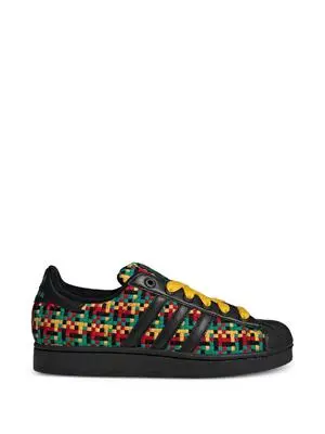 Adidas X Bob Marley Superstar Ii Woven Sneakers