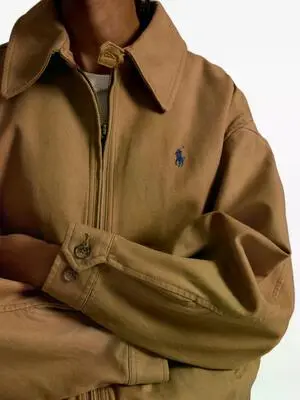 Polo Ralph Lauren Pony-embroidered Zip Jacket - Brown