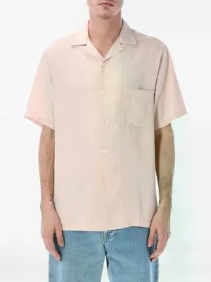 Portuguese Flannel Dogtown Pocket-detail Button-up Shirt - Pink