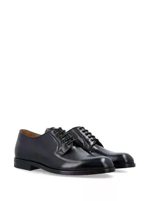 GREEN GEORGE Polished Leather Derby Shoes