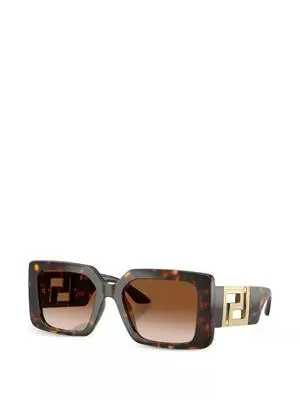 Versace Square-frame Sunglasses - Brown