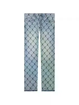 GALLERY DEPT. Cage Patterned Jeans