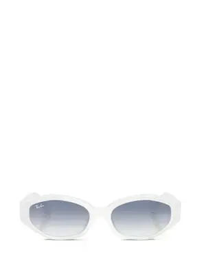 Ray-ban Oval-frame Sunglasses - White