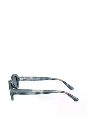 Ray-ban Oval-frame Sunglasses - Blue