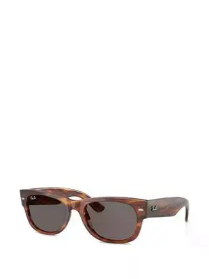 Ray-ban Mega Wayfarer Ii Tortoiseshell-effect Sunglasses