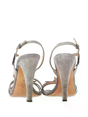 Valentino Garavani Vintage Floral Appliqué Sandal Heels