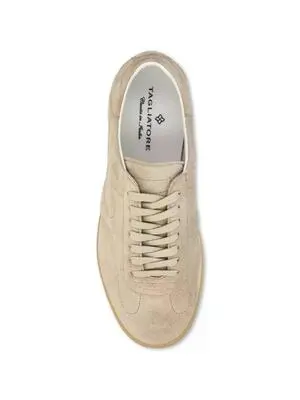 Tagliatore Suede Panelled Sneakers - Brown