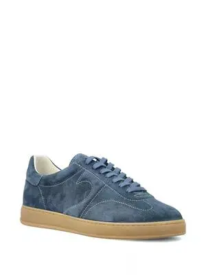 Tagliatore Lace-up Suede Sneakers - Blue