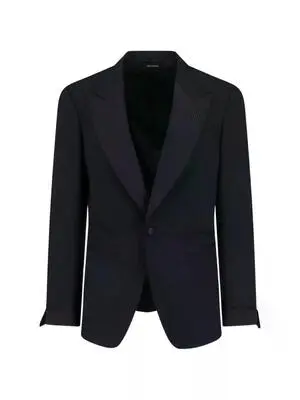 TOM FORD Single-brested Blazer - Black