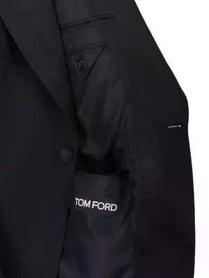 TOM FORD Single-brested Blazer - Black