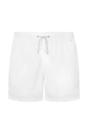 MC2 SAINT BARTH Logo-Patch Swim Shorts White